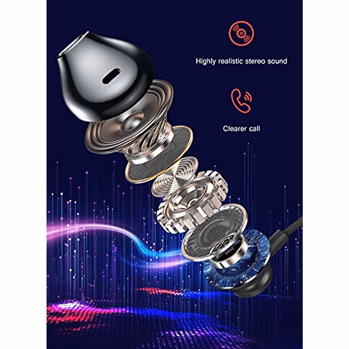 Waytronic Bluetooth Call Recording Headset Mobile Phone Call Recording Equipment Phone Call Recorder Earphones for iPhone and Android (Black)