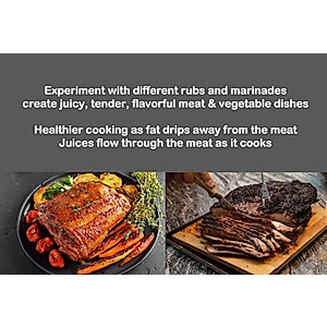 Murray Mallee Vertical Skewer - Al Pastor Skewer for Grill - Barbeque Skewer Rack Brazilian Churrasco BBQ Shawarma Meat Stand Spit - Skewers for Kebabs, Doner, Gyros, Gaucho, Meat Roasting Stick