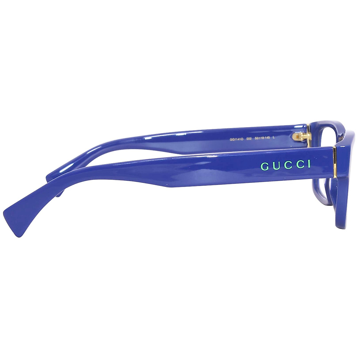Gucci GG1141O-002 Blue narrow Men's Eyeglasses