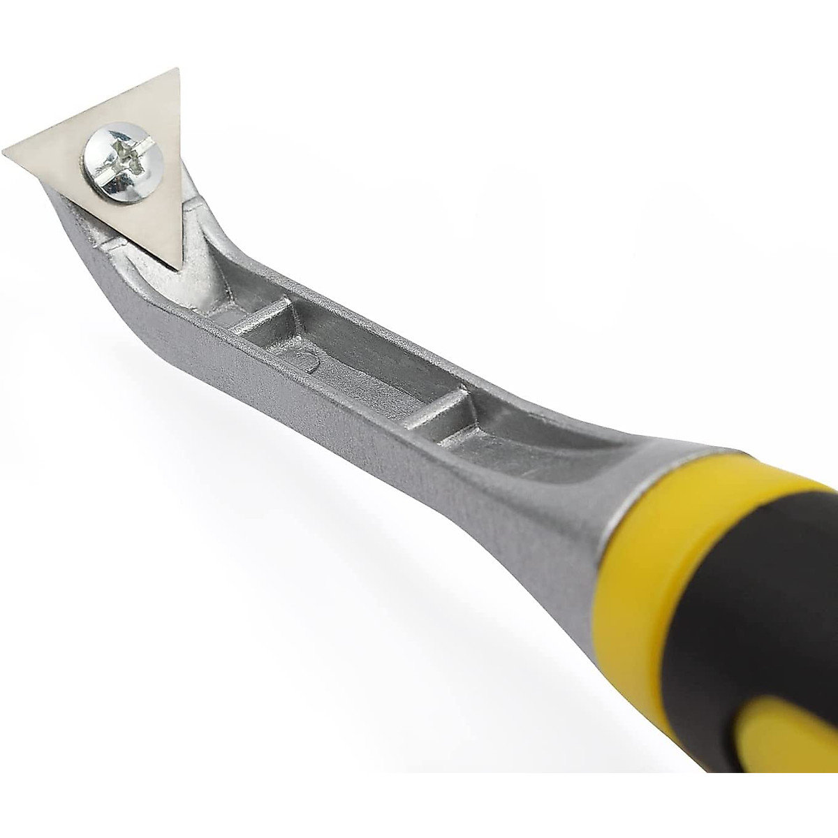Spealloy Carbide Paint Multi-Purpose Scraper with Triangular Shaped Scraper,Hand-hold Scrapers, for Removing Paint Glue Varnish Rust,Contains only handle and triangular blade.