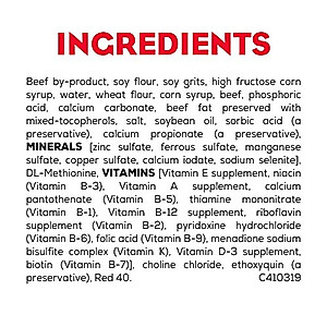 Purina Moist & Meaty Wet Dog Food, Chopped Burger - 36 ct. Pouch