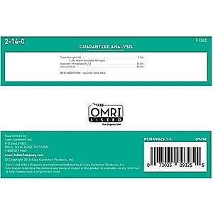 Jobe's Organics Bone Meal Fertilizer, 4 lb - 2 Pack