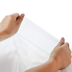 Painters Plastic Drop Cloth 13 Feet by 16 Feet Plastic Painting Tarp Waterproof Plastic Cover Clear Tarp Plastic Sheeting 1 Mil Thickness Furniture Cover