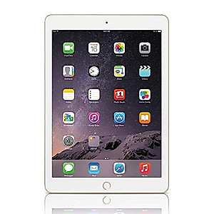 Apple iPad Air 2 MH1J2LL/A (128GB, Wi-Fi, Gold) NEWEST VERSION (Renewed)