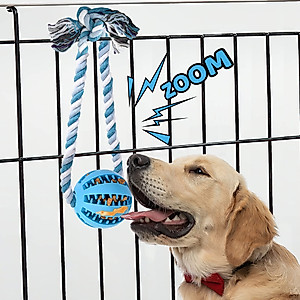 ChengFu Interactive Dog Toys, Crate Training Aids for Puppies, Reduce Stress Anxiety Peanut Butter Dog Food Treat Dispenser Toys