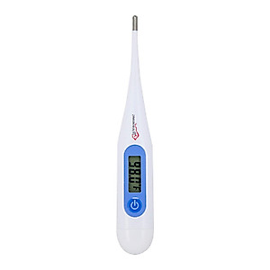 ZAYAAN HEALTH Chroma Balance Instant Digital Thermometer | Instant Reading, Fever Alarm, Auto OFF, BLUE