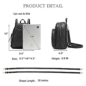 Shaelyka Cute Small PU Leather Backpack Purse for Girls, Mini Backpack Women Purse Travel Daypack