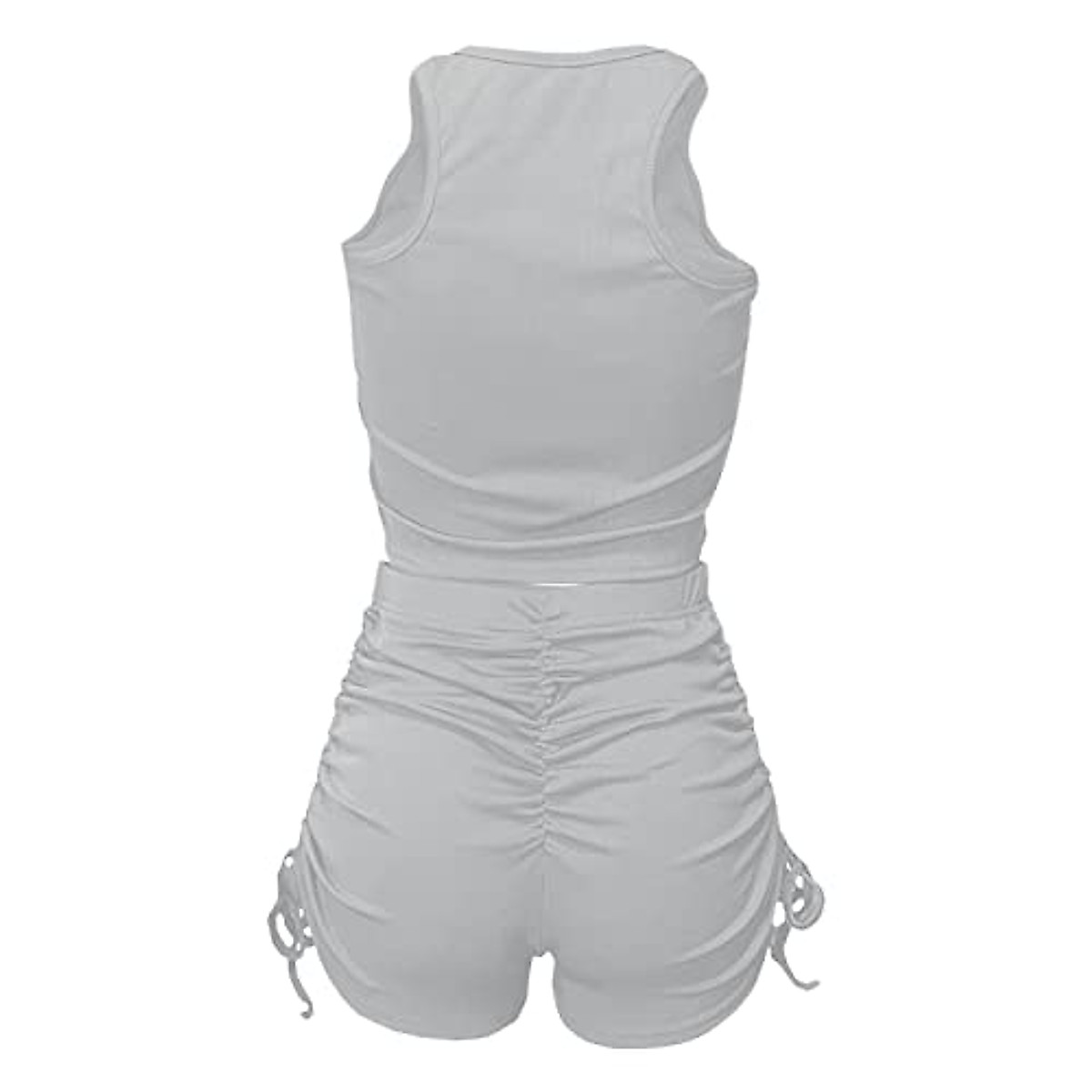 Rvidbe Womens Pajama Sets Cotton, Spring Outfits for Women 2023 Trendy Casual, Womens Short Sets for Summer Womens 2 Piece Outfits Matching Sets Two Piece Shorts Tank Tops 2023 Summer Vacation Sets