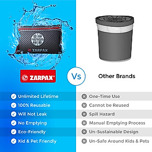 ZARPAX Car Dehumidifier Bag 2 pack | Absorbs Moisture, Damp, & Condensation on Windscreens & Car Interior | 100% Leakproof | Reusable Dehumidifier | Dashboard Dehumidifier & Car Condensation Remover