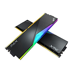 XPG Lancer RGB DDR5 6000MHz 32GB (2x16GB) CL40 UDIMM 288-Pins Desktop SDRAM DDR5 Dual Channel RAM Kit Black Heatsink (AX5U6000C4016G-DCLARBK)
