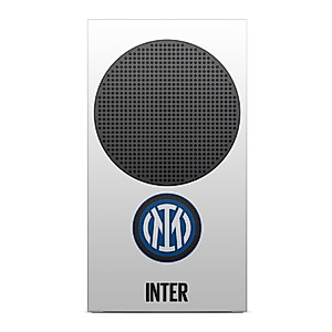 Head Case Designs Officially Licensed Inter Milan Logo On White Badge Vinyl Sticker Gaming Skin Decal Cover Compatible With Xbox Series S Console and Controller Bundle
