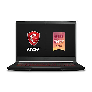MSI GF63 Thin 9SC-068 15.6" Gaming Laptop, Thin Bezel, Intel Core i5-9300H, NVIDIA GeForce GTX1650, 8GB, 256GB NVMe SSD
