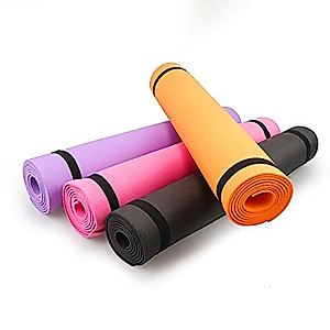 173*61CM EVA Yoga Mats Anti-slip Blanket EVA Gymnastic Sport Health Lose Weight Fitness Exercise Pad Women Sport Yoga Mat (Black)