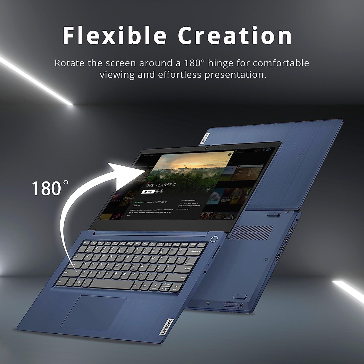 Lenovo IdeaPad 3i 14" FHD Business Laptop, Intel 12th Gen i5-1235U, 16GB RAM, 1TB PCIe SSD, Backlit Keyboard, Intel Iris Xe Graphics, 720P webcamI, Abyss Blue, Win 11, 32GB Hotface USB Card