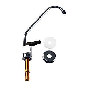 Westbrass A2031-NL-26 8" Touch-Flo Style Pure Cold Water Dispenser Faucet, 1-Pack, Polished Chrome