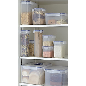 Addis Clip & Close Cereal Container 4L, Unique, Transparent