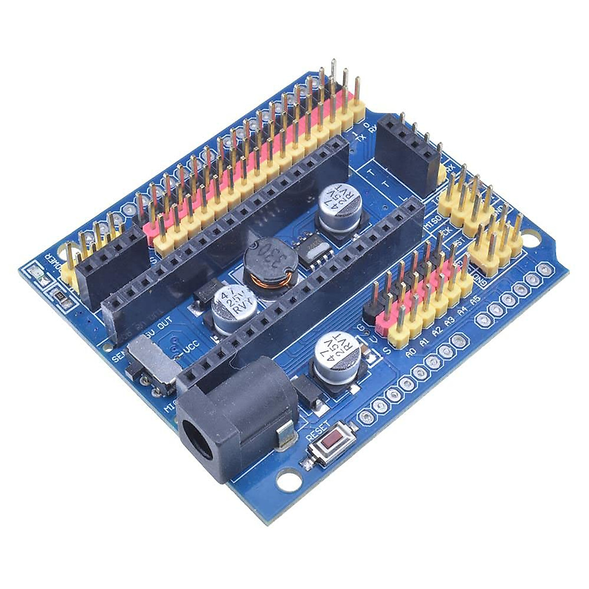 Standard V3.0 I/O Expansion Board Micro Sensor Shield 5V Board Module for Ar duino R3 for Leonardo