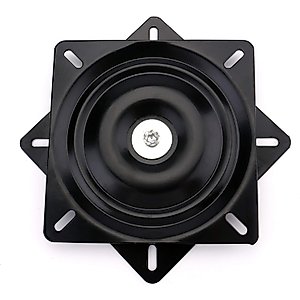 Dtacke Universal Lazy Susan Turntable Heavy Duty Bar Stool Swivel Replacement Seat Swivel Base Bar Stool Swivel Plate Square Turntable Sofa Chair Base Modified Rotating Turntable (8 Inch)