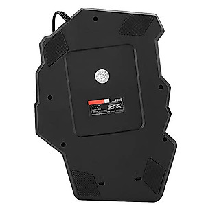 ciciglow One Handed Gaming Keyboard, RGB Backlit 35 Keys Membrane Keypad with FN Keys, Mini Ergonomic Gaming Controller for PC Gamer