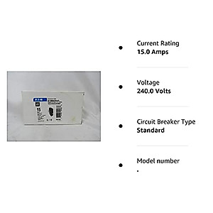 Eaton BRN115AF Br Combo Afci, 1p, 15a, 10kaic, Pigtail