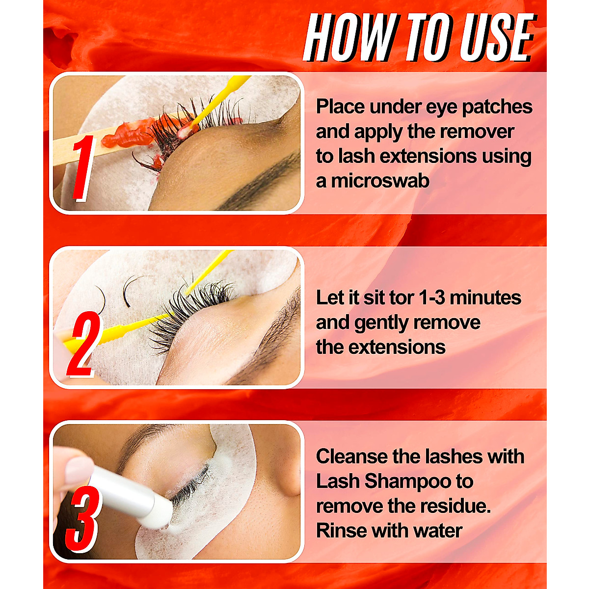 Lash Remover for Lash Extensions by Stacy Lash (0.52oz / 15g) / Rose Eye Lash Glue Remover/Fast Adhesive Dissolution time - 60 sec/Professional Eyelash Extension Supplies/Salon Lash Removal