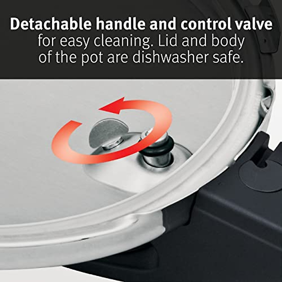 Fissler Vitaquick Stovetop Pressure Skillet - Premium German Construction - Built to Last for Decades - Safe & Easy Pressure Cooker with Metal Lid - For All Cooktops - 2.6 Quarts