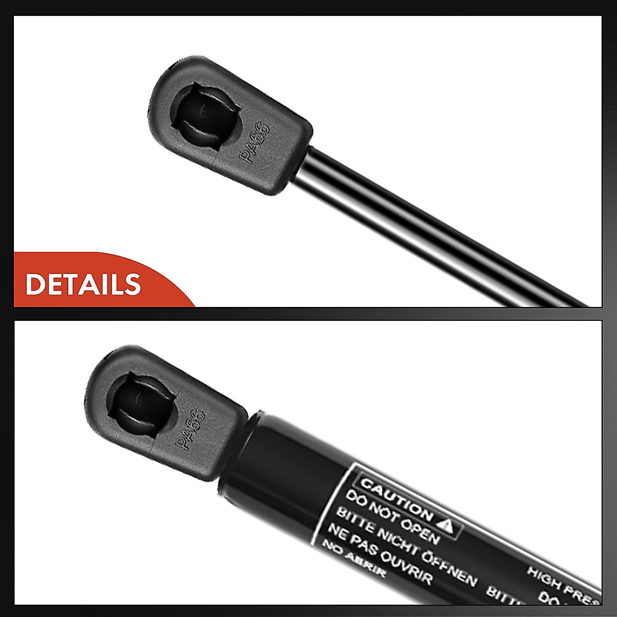 A-Premium Tailgate Rear Liftgate Lift Supports Shock Struts Compatible with Select Ford Models - Edge 2007-2014 Sport Utility - Replace# 6120, SG304084(2PC Set)