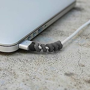 Lead Trend CP-0104 CP-0104 Twist Cable Protection Cover, Black, Set of 4