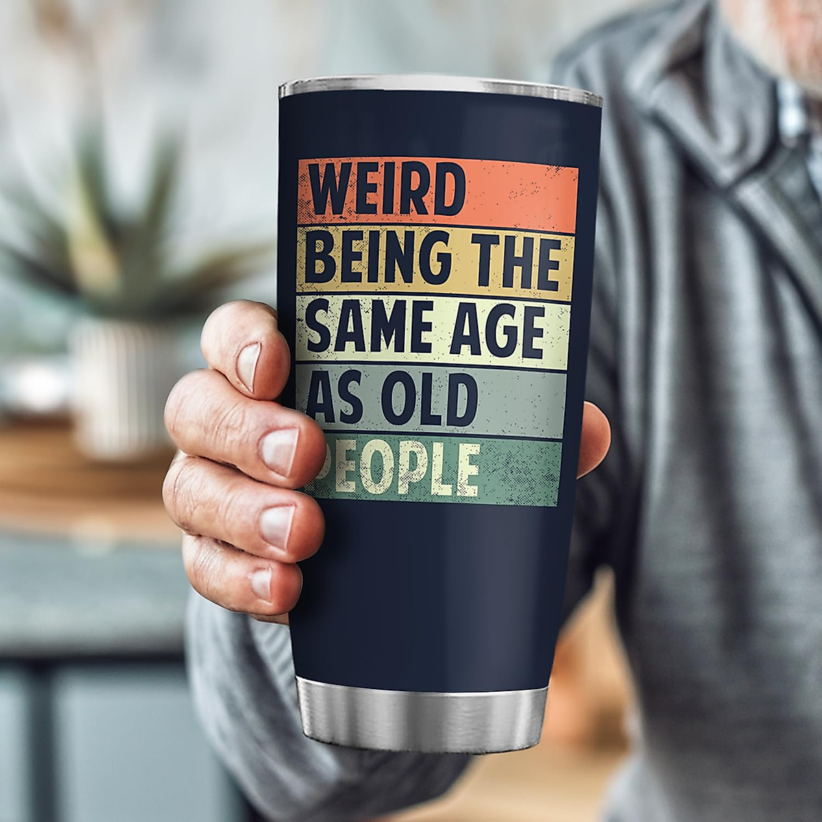 FROOBLEQUIRK 40 Years Old 20 Oz Tumbler – 40th Birthday Gift for Men, Women, Mom, Dad, Wife, Husband, Brother, Uncle, Funny 40-Year-Old Gift & Birthday Decoration