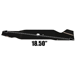 USA Mower Blades 6 MTR6771BP Notched High-Lift for MTD Toro 742-0677 942-0677 335-855 98024 Length 18-1/2 in. Width 3 in. Thickness .200 in. Center Hole 6 Point Star 54 in. Deck
