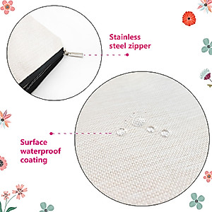 SUNFYCN Purple Fans Cosmetic Bag, Purple Zipper Cosmetic Pouch, Purple Makeup Bag, Purple Lover Gift, Purple Makeup Bag for Girls Women Birthday Graduation 13CB055