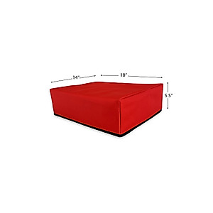 Beat Breakerz - Water Resistant Anti-Static Turntable Dust Cover Red, Fits Technics SL1200/SL1210 Pioneer PLX 1000 & More!