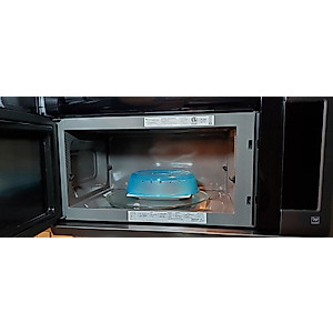 Rock 4 Pack of Microwave Plate Bowl Splatter Cover. Keep Your Microwave Clean While Heating Messy Items with Vented, Colorful Lids! (4100)