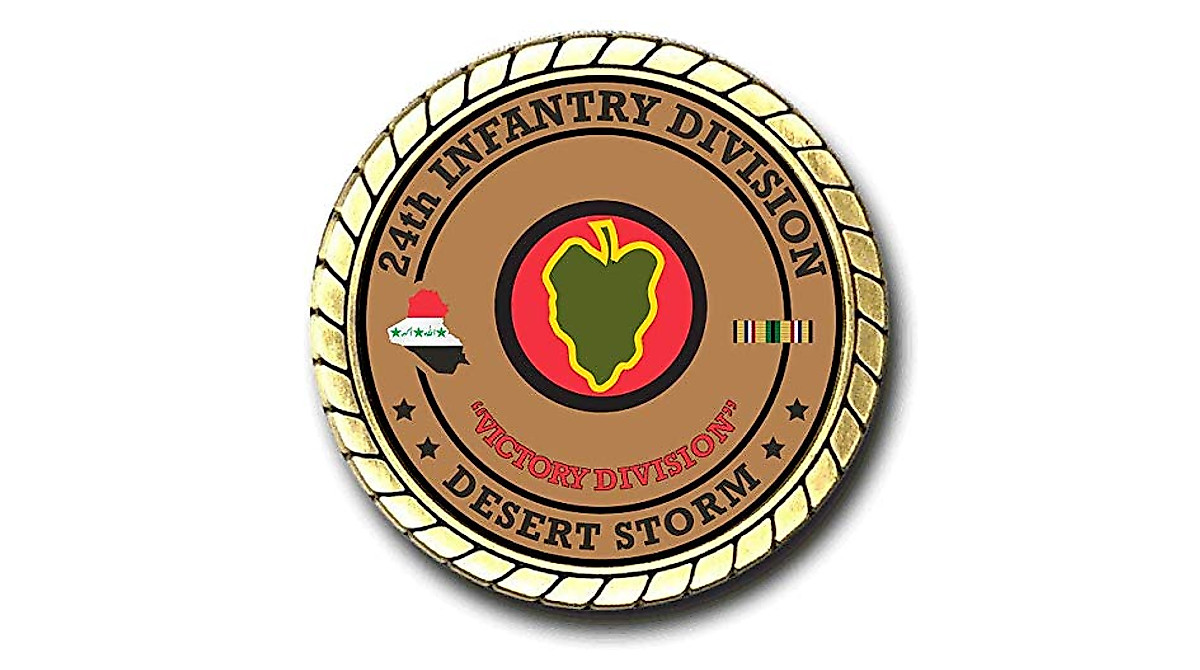 24th Infantry Division Desert Storm Challenge Coin