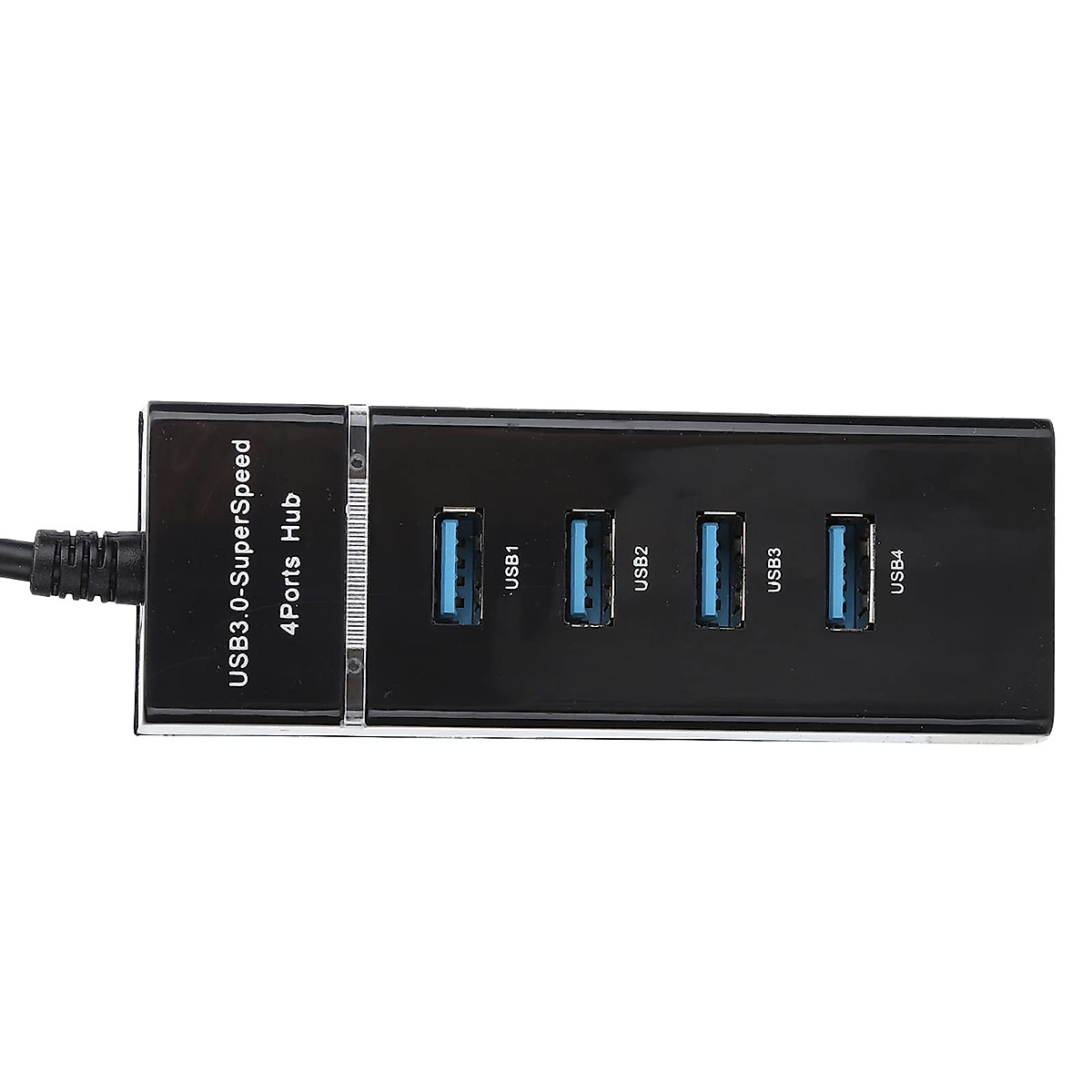 1 to 4 USB 3.0 Hub Male To Female USB Extender Adapter Cable Splitter,3.94ft Slim & Portableusb 3.0 Hub,Suitable For Desktops and PC