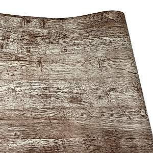 Yifely Modern Wood Grain Furnitures Covering Paper Self-Adhesive Shelf Liner Removable Dresser Drawer Sticker 17.7 Inch by 9.8 Feet