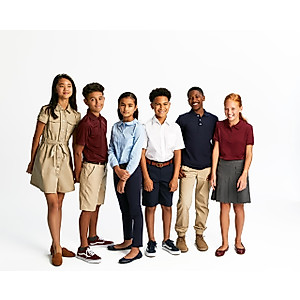 French Toast Boys' Big Pull-on Twill Jogger Pants, Navy, 10