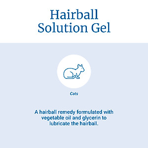 Pet-Ag Hairball Natural Solution Gel Supplement for Cats - 3.5 oz, Pack of 2 - Helps Prevent and Reduce Hairballs in Cats 6 Months and Older - Petrolatum Free