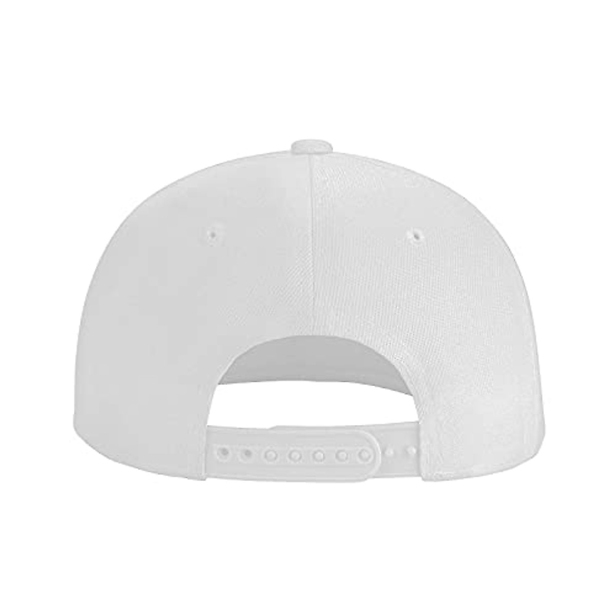 Fuck Kamala Harris and F Joe Biden Baseball Cap Flat Bill Hip Hop Style Classic Snapback Hat White