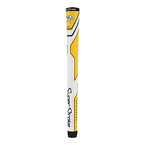 SuperStroke NHL Traxion Tour Golf Club Grip, Nashville Predators (Standard) | Officially Licensed Through Team Golf | Improves Feedback and Tackiness | Reduces Taper to Minimize Grip Pressure