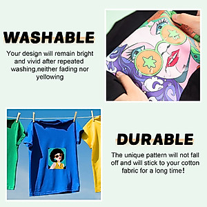 HTVRONT Sublimation HTV for Dark Fabric/Light Fabric - 10 Pack Matte Sublimation Vinyl - Sublimation Blanks for Sublimation Shirts/Pillow/Bag/Hat