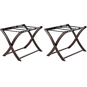 Winsome Scarlett Cappuccino Luggage Rack. 2-Pack