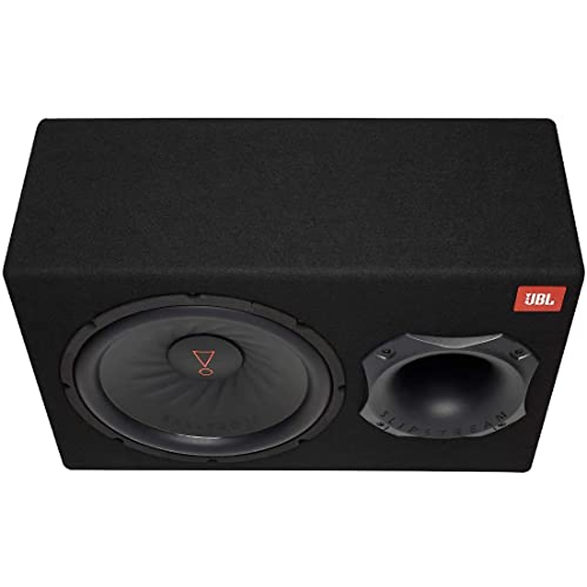 JBL SUBBP12AM - 450 Watts (150W RMS) 12” Amplified 12 in. Ported Subwoofer with Sub Level Control and Distortion Free Bass with Gravity Magnet Phone Holder Bundle