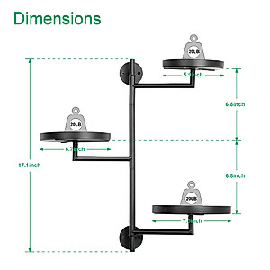 YFFSRJDJ Rotating Window Plant Shelves Indoor, 3-tier Metal Plant Stand, Wall Plant holder, Window Plant Shelf for Multiple Plants indoors, Window Sill Gifts for Plant Lovers to Enhance Home Decor