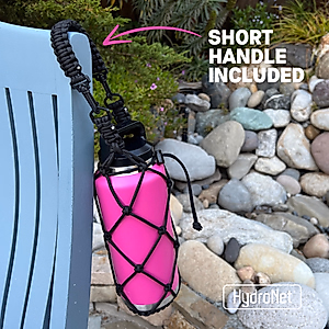 Gearproz Handle for YETI Rambler Bottles - Paracord Handle and Sling - from America's No. 1 in Water Bottle Carriers and Accessories - Prevents Dropping and Dents