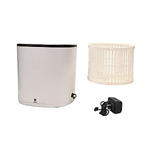 4.5 Litre Mini Lingerie Washer, Electric Blue Cleaning Washer with Wash and Spin Cycles and Drainage Basket Function, Built in Drainage Basket, Non Slip Rubber Sole, for Dormitory Home Use