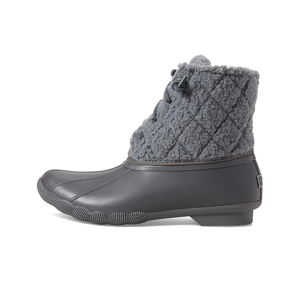 Sperry Women's Winter Boot, Grey/Coin, 10