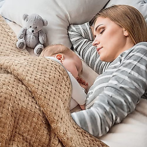 10 Pieces Baby Blankets Soft Fuzzy Blanket Neutral Toddler Blanket Warm Crib Blanket Cozy Receiving Blanket for Toddler Infant Newborn Stroller Travel Supplies, 10 Colors