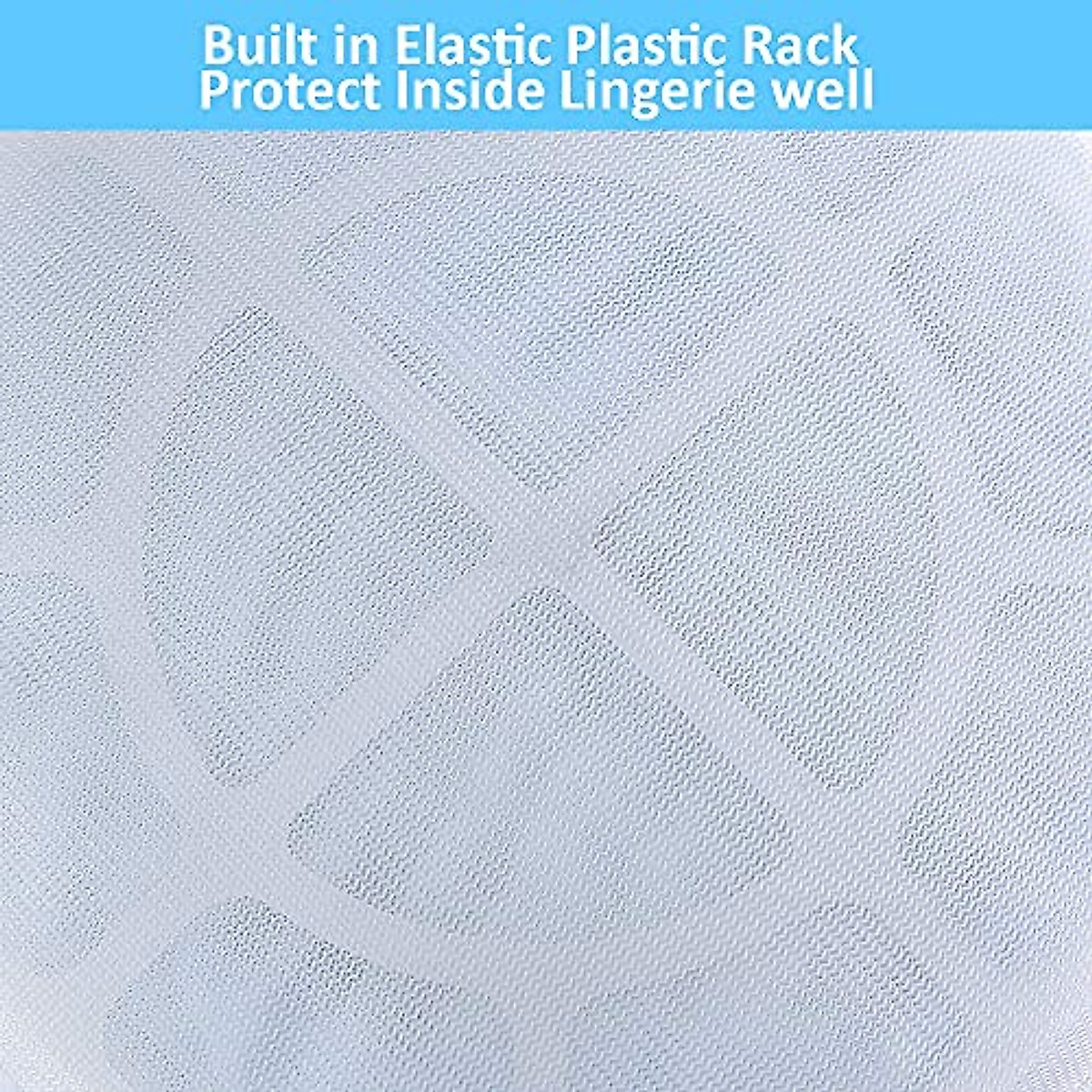 4 Set Laundry Bra Wash Bags + 4 Pack Foldable Clothes Drawer Organizer Set