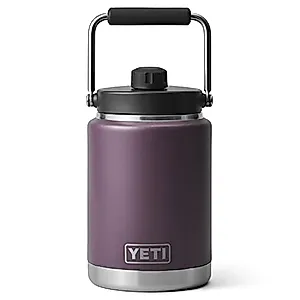 YETI Rambler Half Gallon Jug, Vacuum Insulated, Stainless Steel with MagCap, Nordic Purple